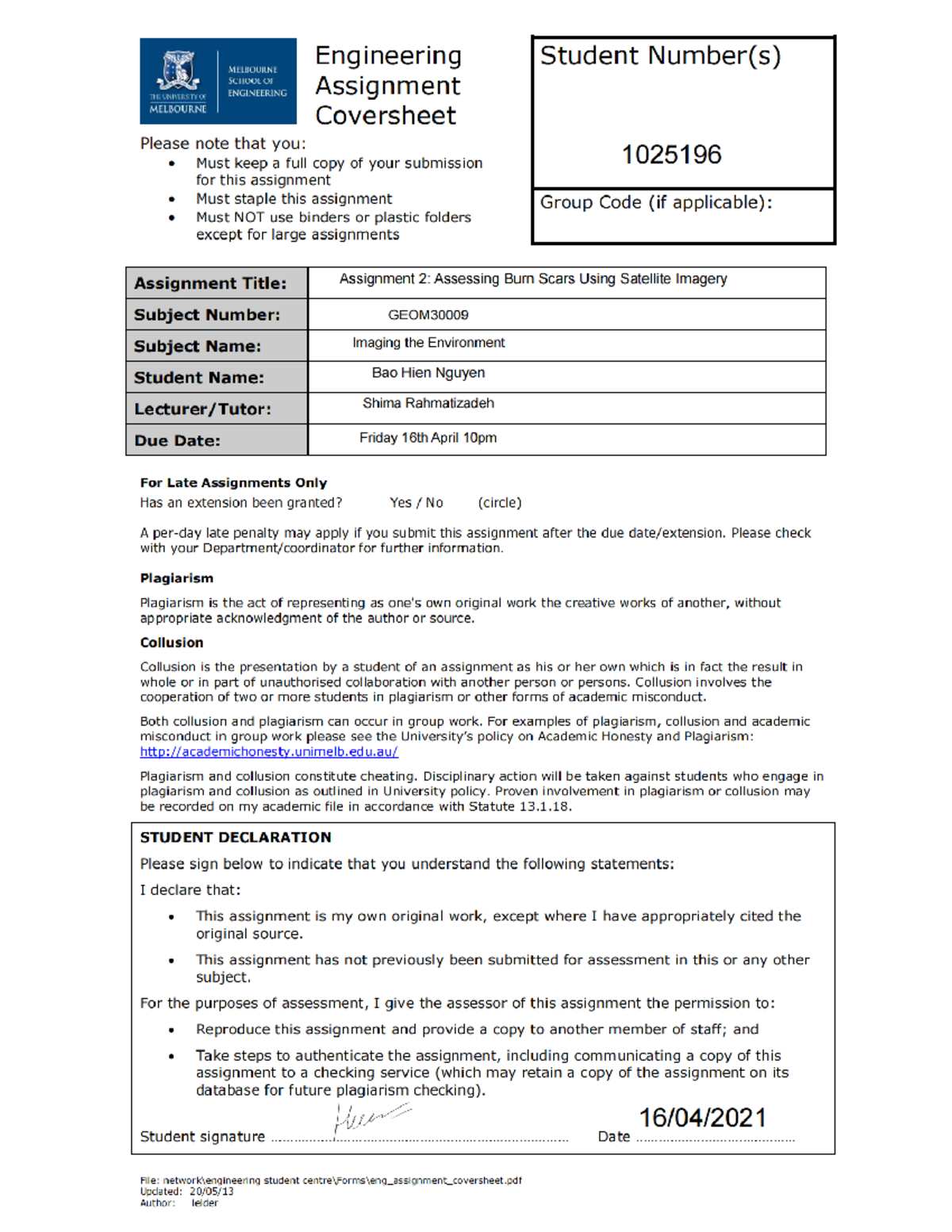 Assignment 2 - BS Tourism Management - Studocu