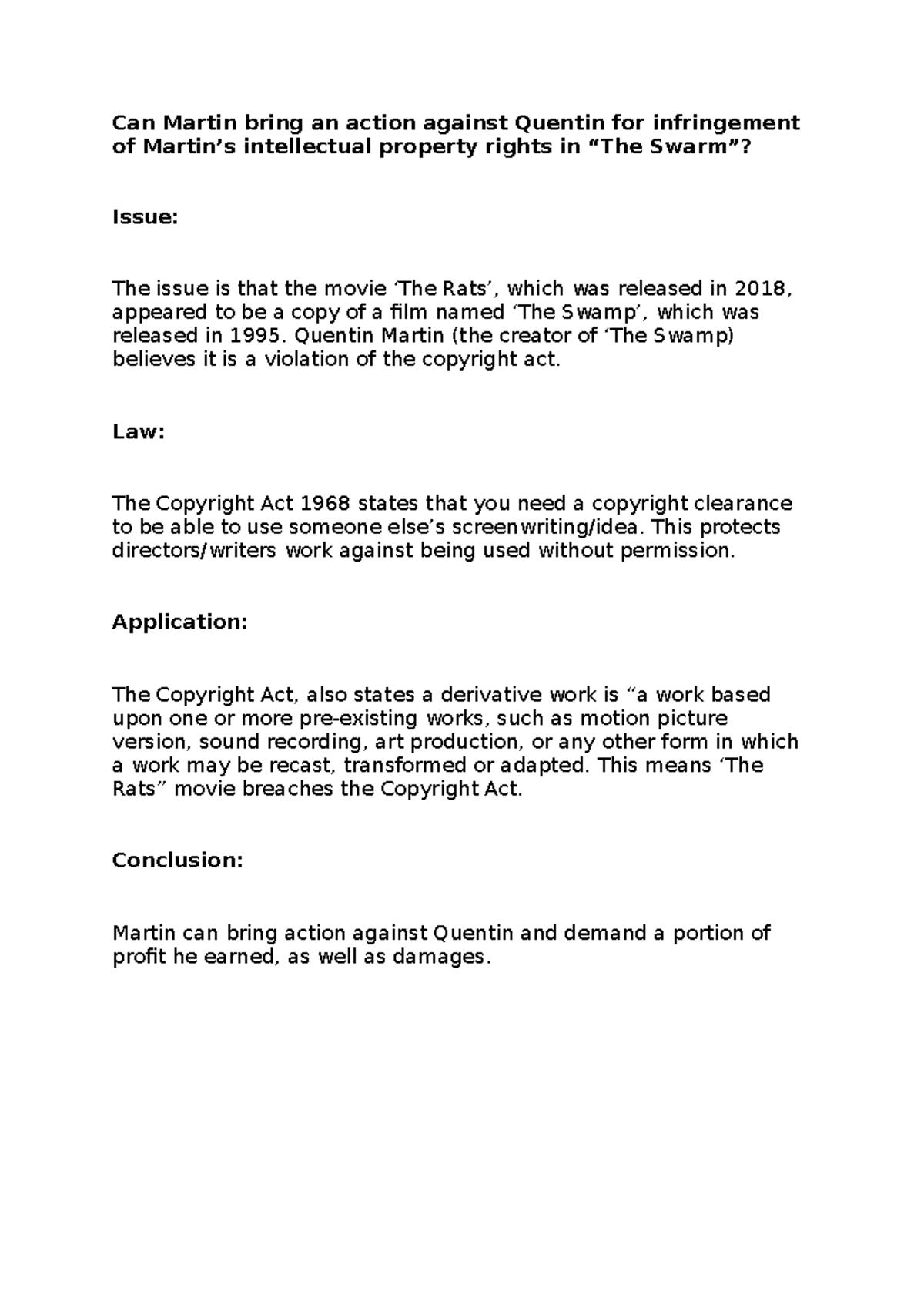Tutorial 5 LAWS1100 ILAC asdasdasd - Econometrics - UniZG - Studocu