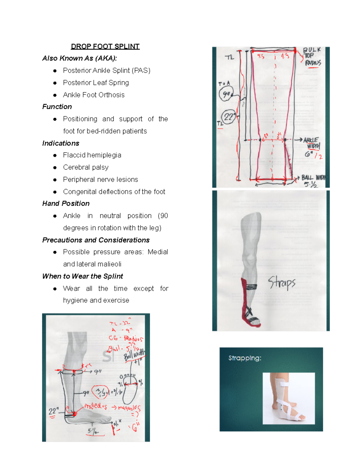 Drop-Foot-Splint - Drop-Foot-Splint in OT and Musculoskeletal and ...