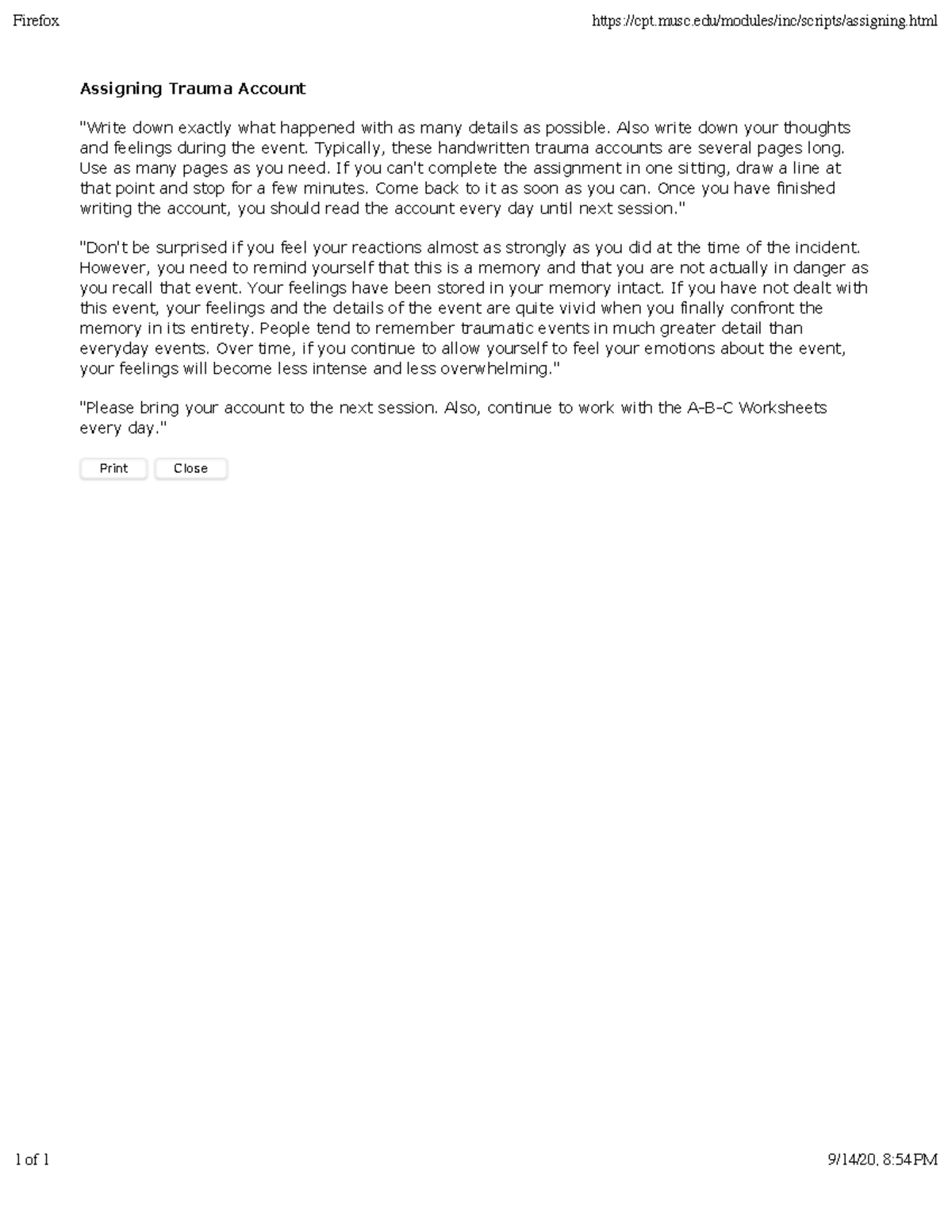 Sample Script-Assigning Trauma Account - Assigning Trauma Account ...