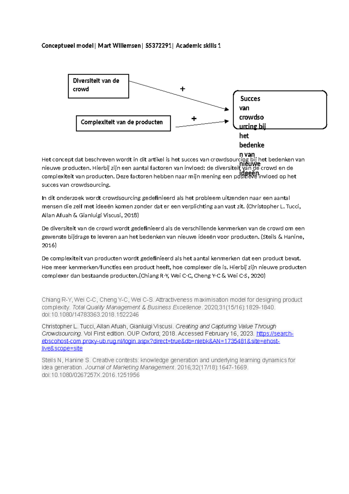 Academic skills conceptuepteel model - Conceptueel model| Mart ...