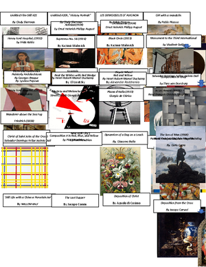 ARTS - This course is an exploration of visual art forms and their ...