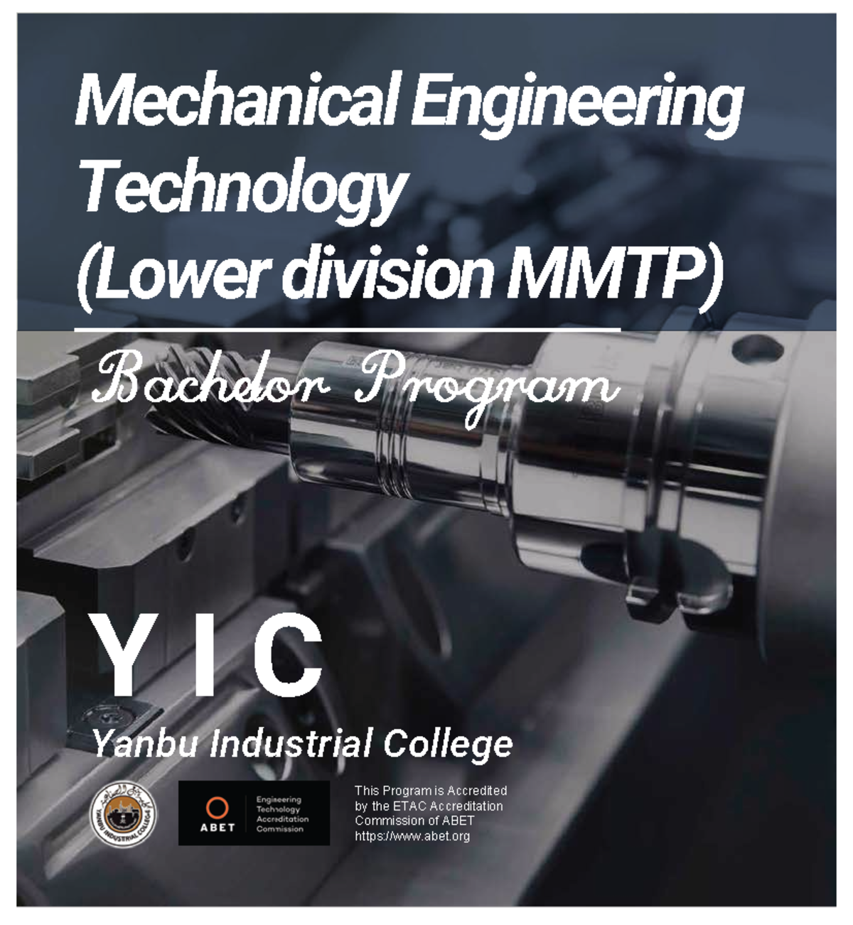Mechanical Engineering Technology (B.Sc.) (Lower division - MMTP ...