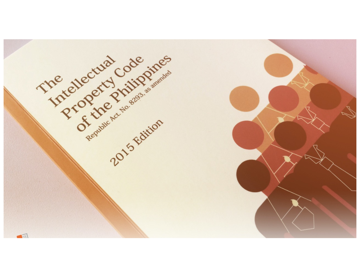 IP Code Law - CpET Laws & Professional Practice - Senator Raul S. Roco ...