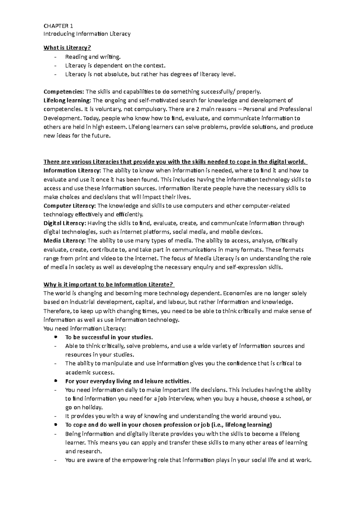 AIM Chapter 1 AIM 111 Introducing Information Literacy What Is aim-chapter-1-aim-111-introducing-information-literacy-what-is