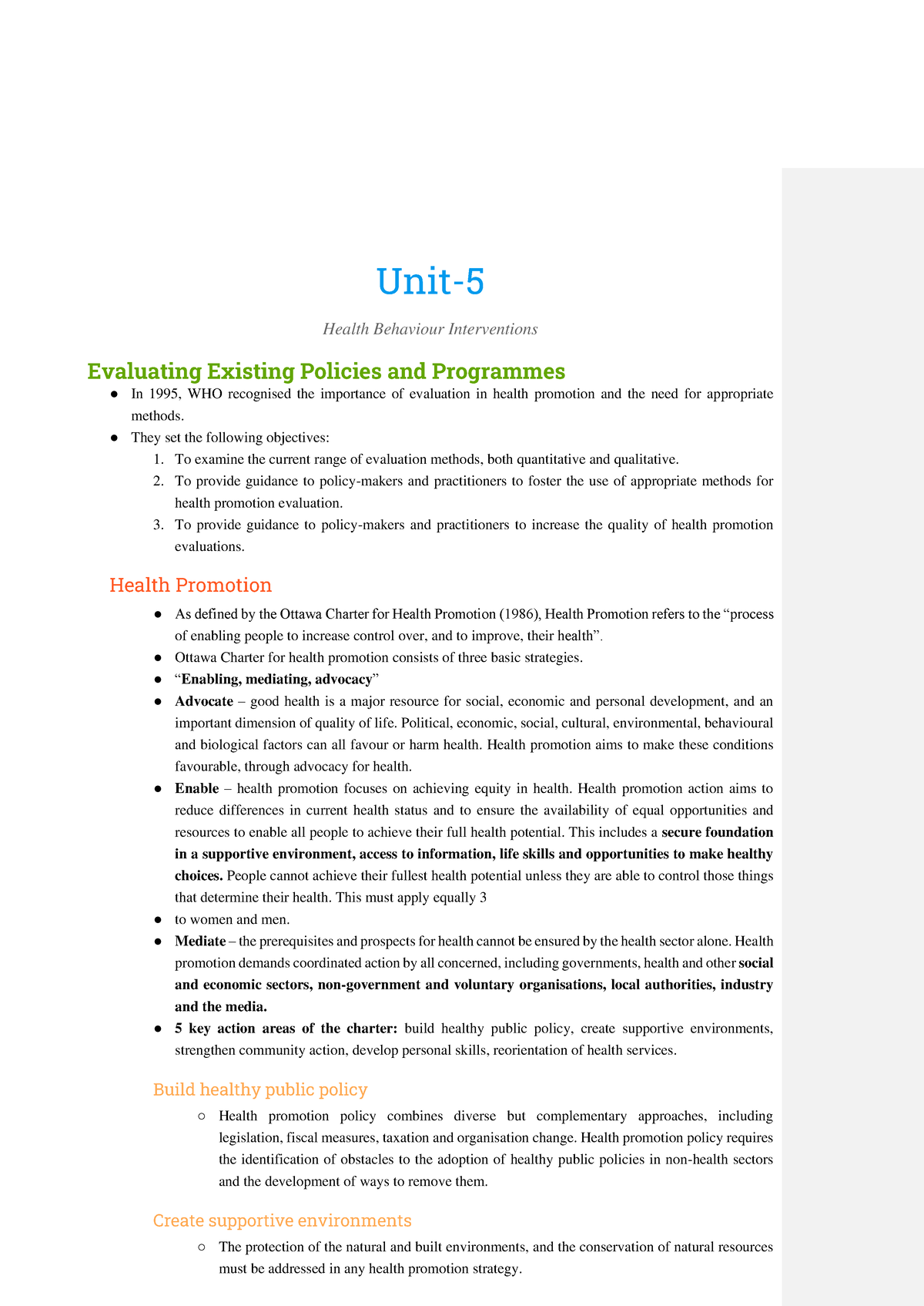 Health and Wellness Notes-120-142 - Health Psychology - Christ ...