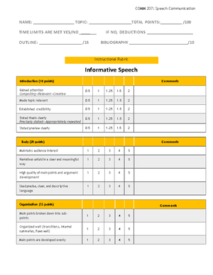 COMM 207 Schedule Fall 2022 - COMM 207 Schedule Fall 2022 For this ...