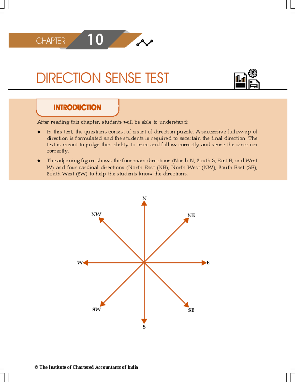 66823 bos53874 cp10 - ca foundation maths - DIRECTION SENSE TEST ...