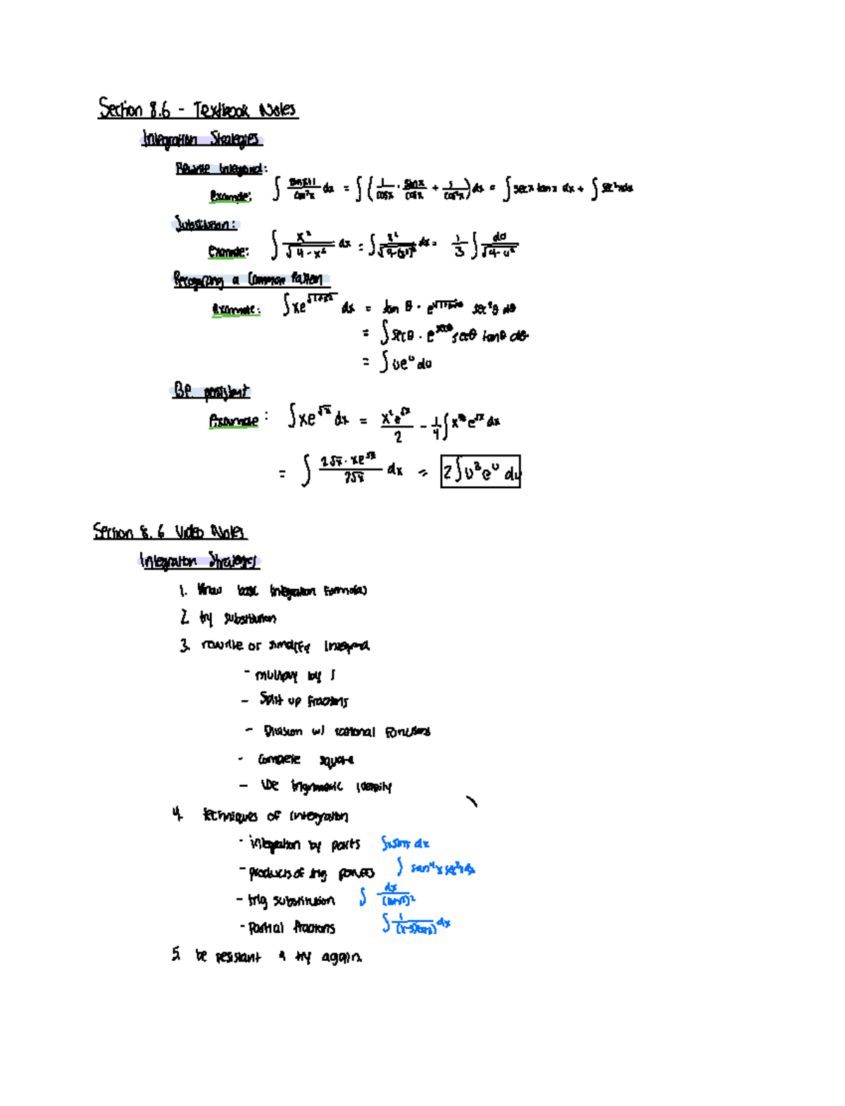 Section 8.6 - Notes for calc 2 every week each topic on videos and ...
