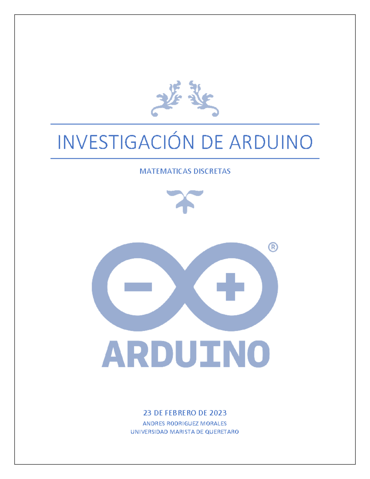 Investigacion De Arduino InvestigaciÓn De Arduino Matematicas