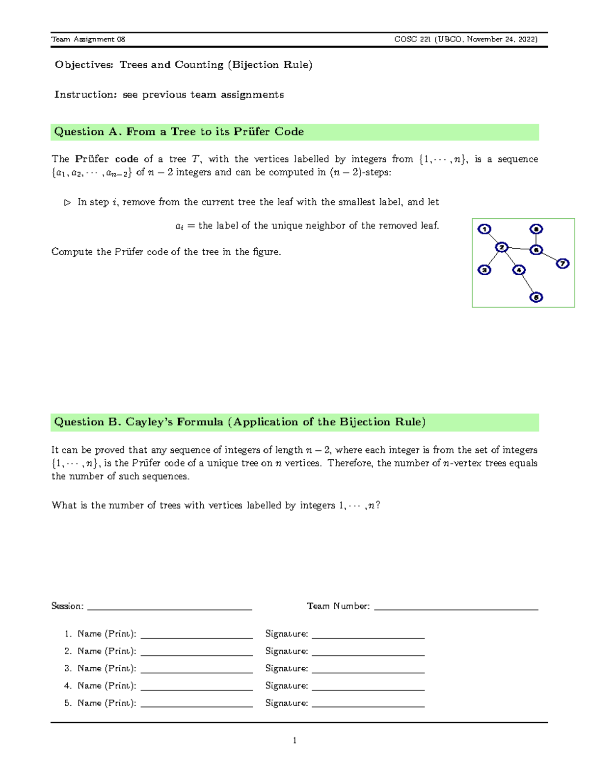 Team-assignment-08 - Tutorial Assignment - Team Assignment 08 COSC 221 ...