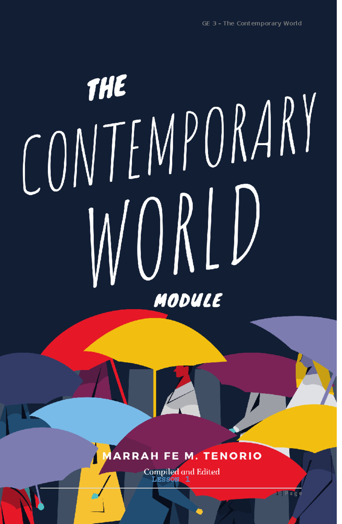 GE 3 - Module Midterm to Final Coverage - LESSON OVERVIEW: This unit ...