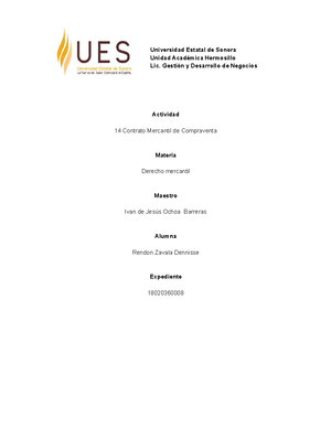 Artículo 75 del Cód de comercio - En cada fracción indicar qué es lo ...