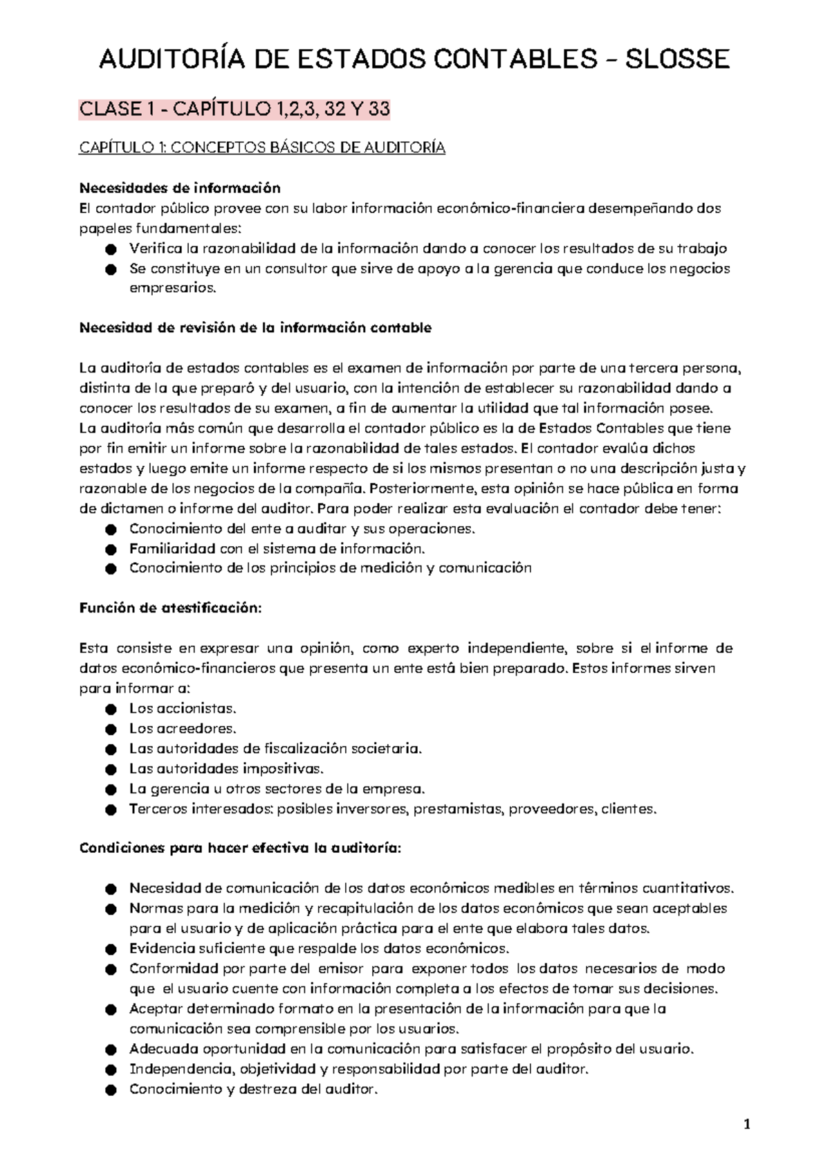 Auditoria DE Estados Contables - AUDITORÍA DE ESTADOS CONTABLES ...
