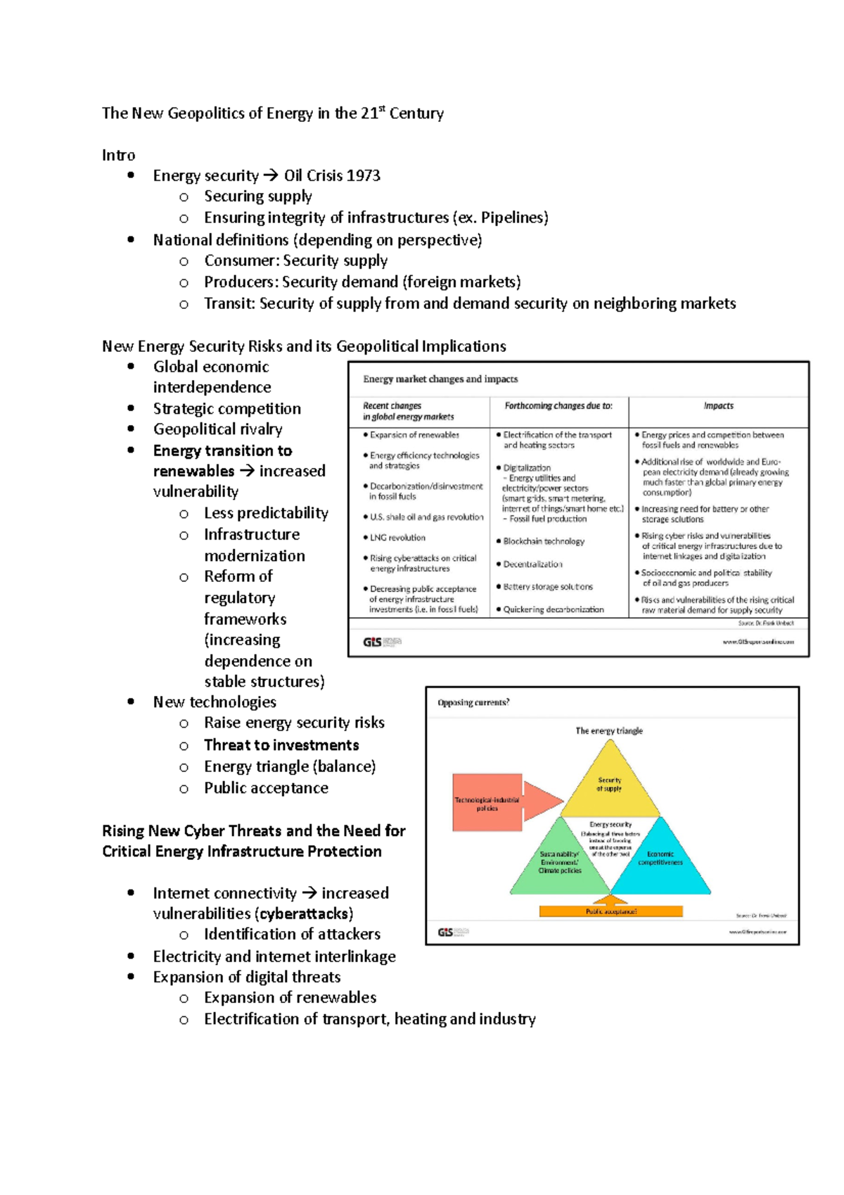 The New Geopolitics of Energy in the 21st Century - Pipelines) National ...