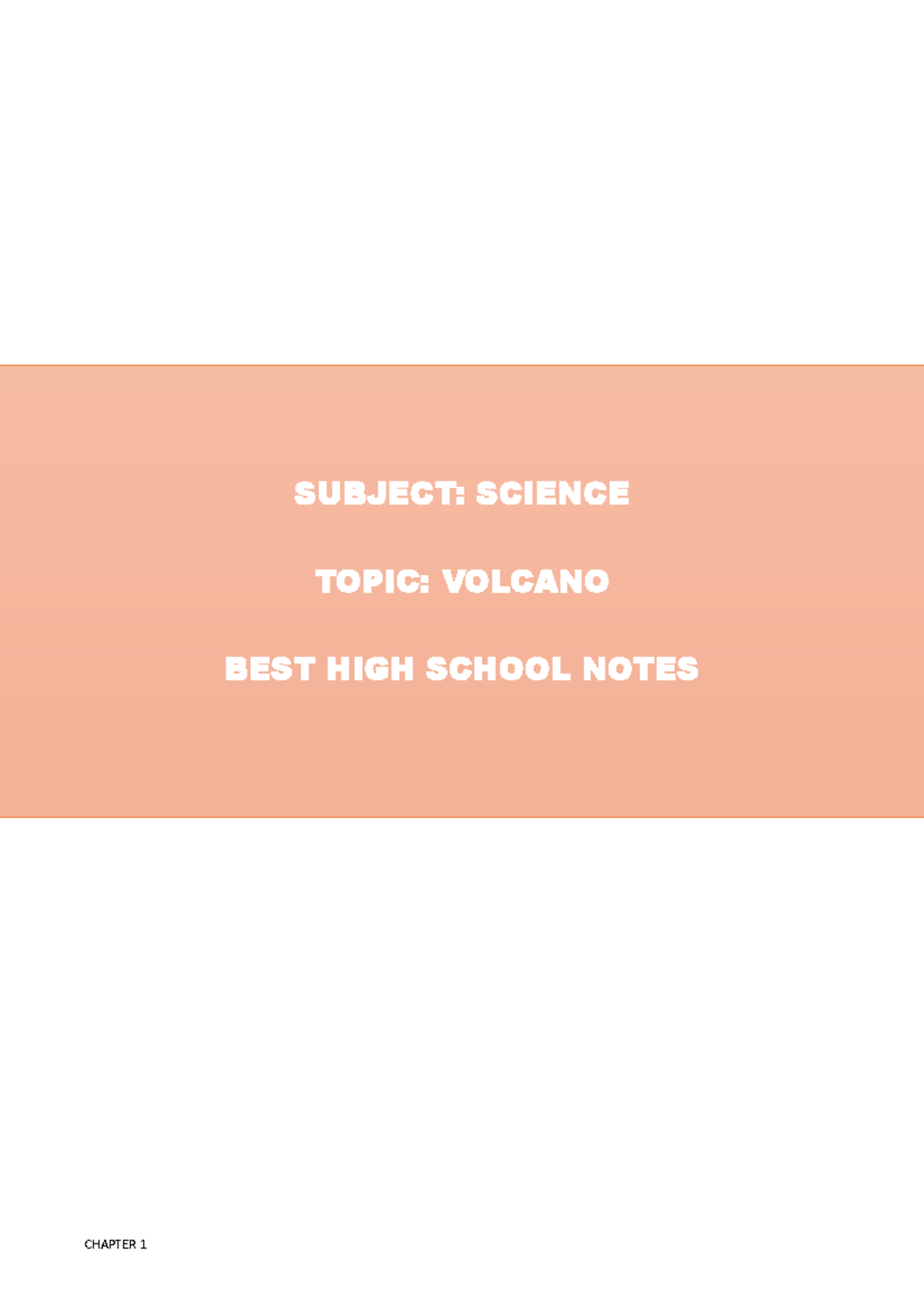 Science-1 - Science Notes about Electricity - SUBJECT: SCIENCE TOPIC ...