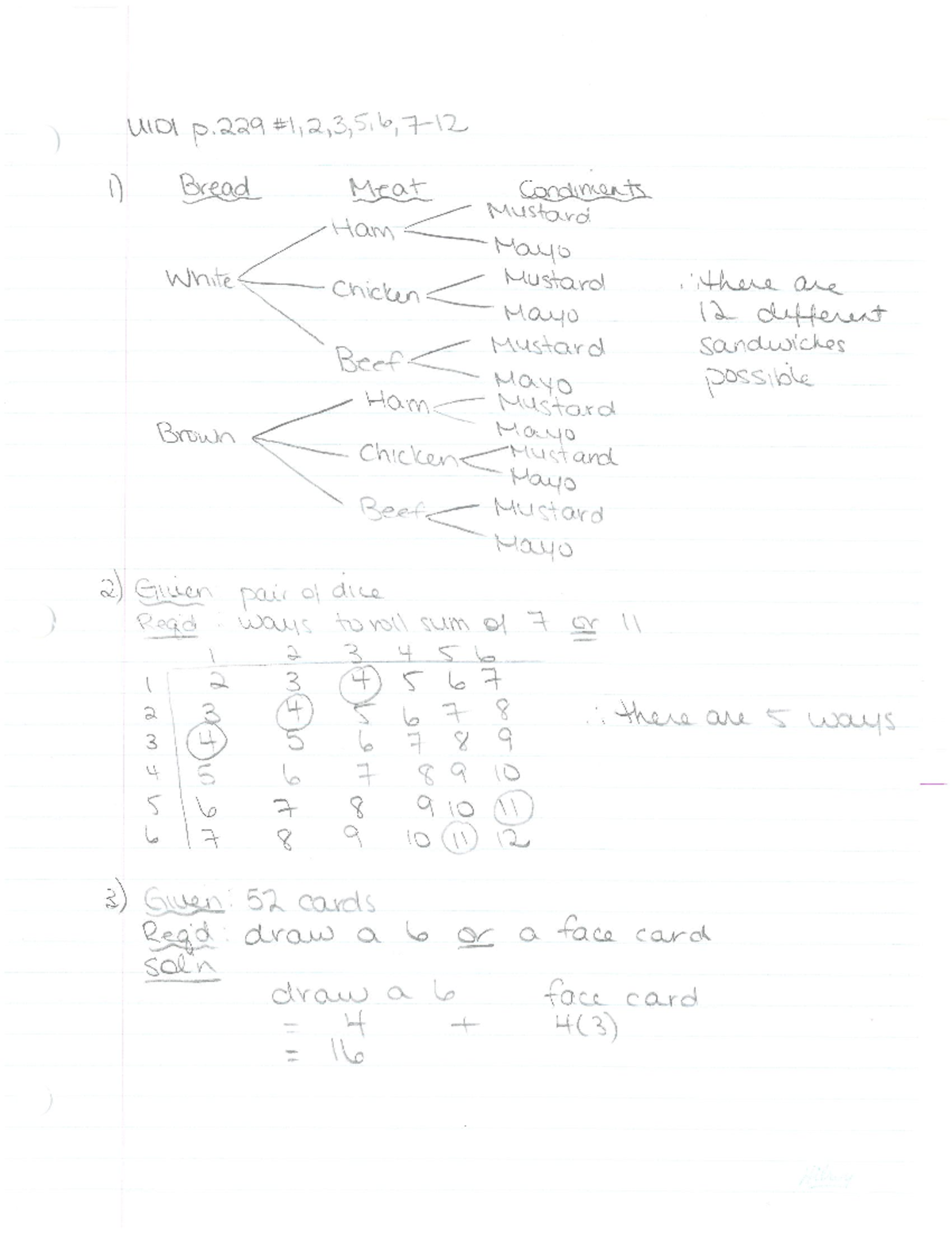 1. Organized Counting (homework solutions) - CHEM1130 - Studocu