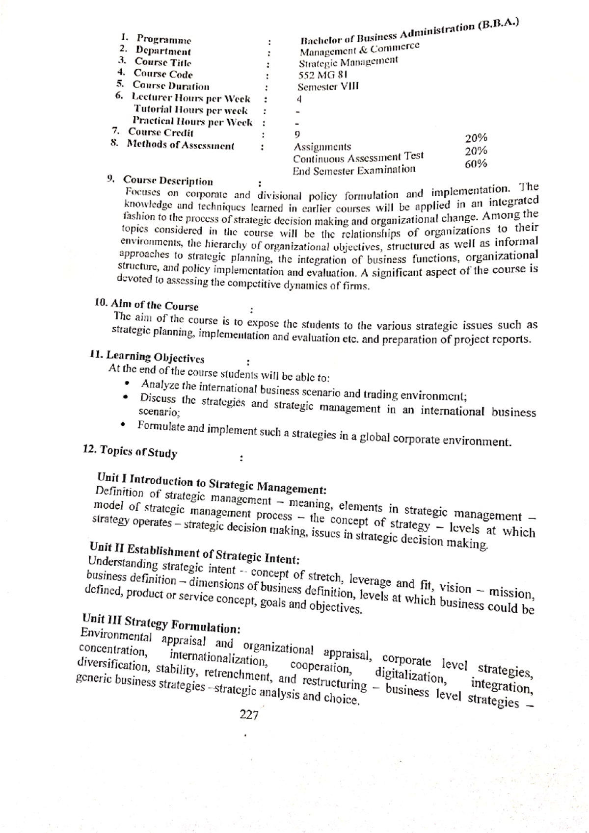 Strategic mgt - Strategic management - Studocu