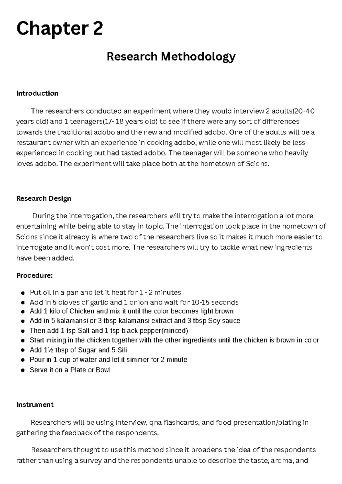 Chapter 2 20240505 223253 0000 - Chapter 2 Research Methodology ...