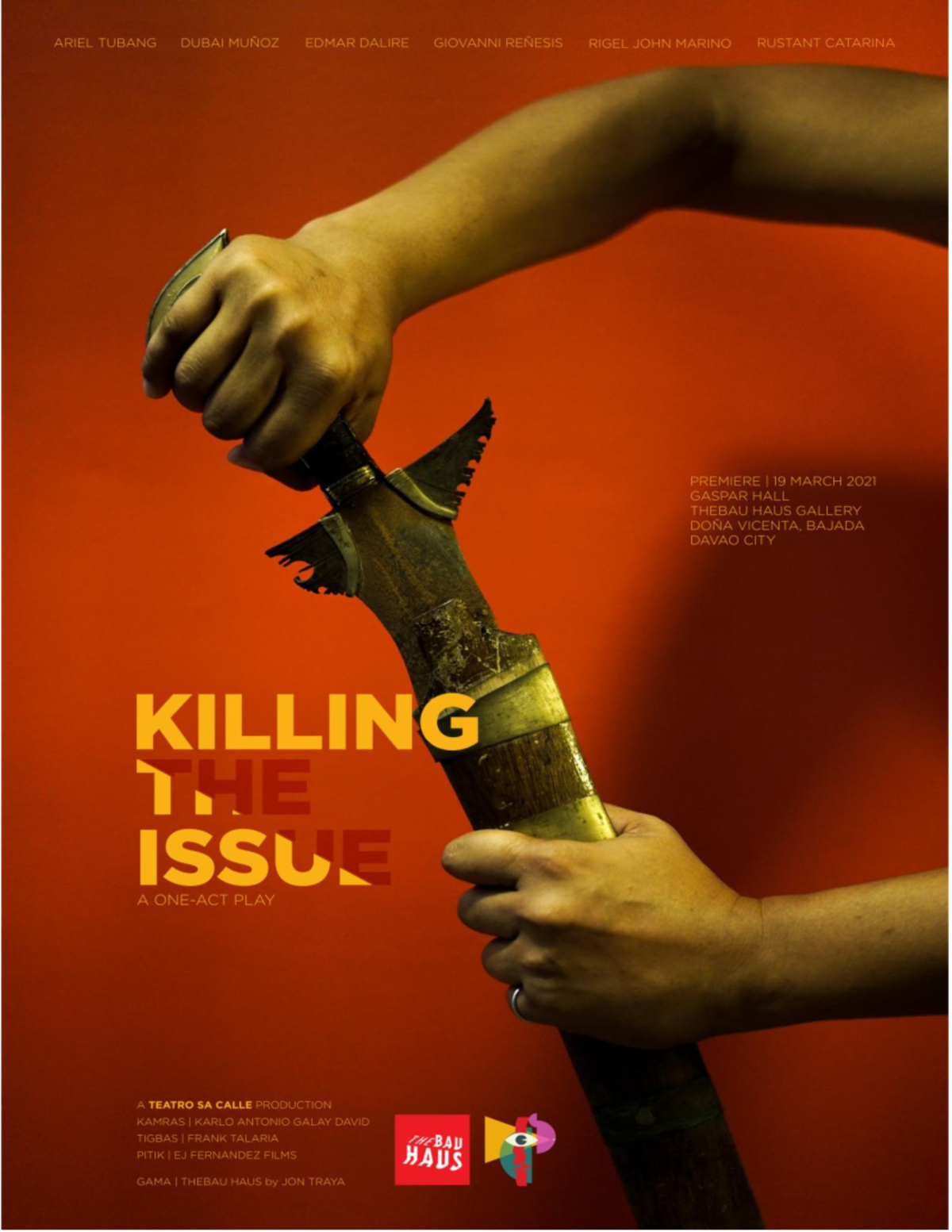 Killing the Issue 2021 Rewrite - Killing the Issue (2021) A Play in One ...