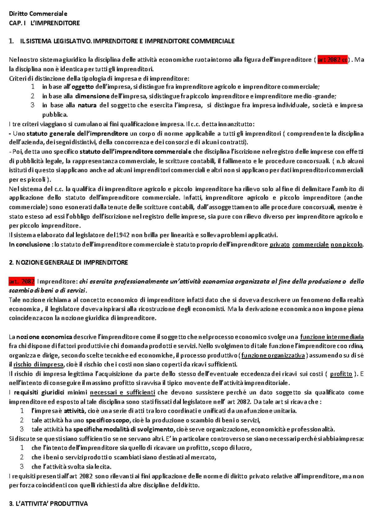 L'imprenditore-diritto commerciale - Warning: TT: undefined function: 32 Warning: TT: undefined ...