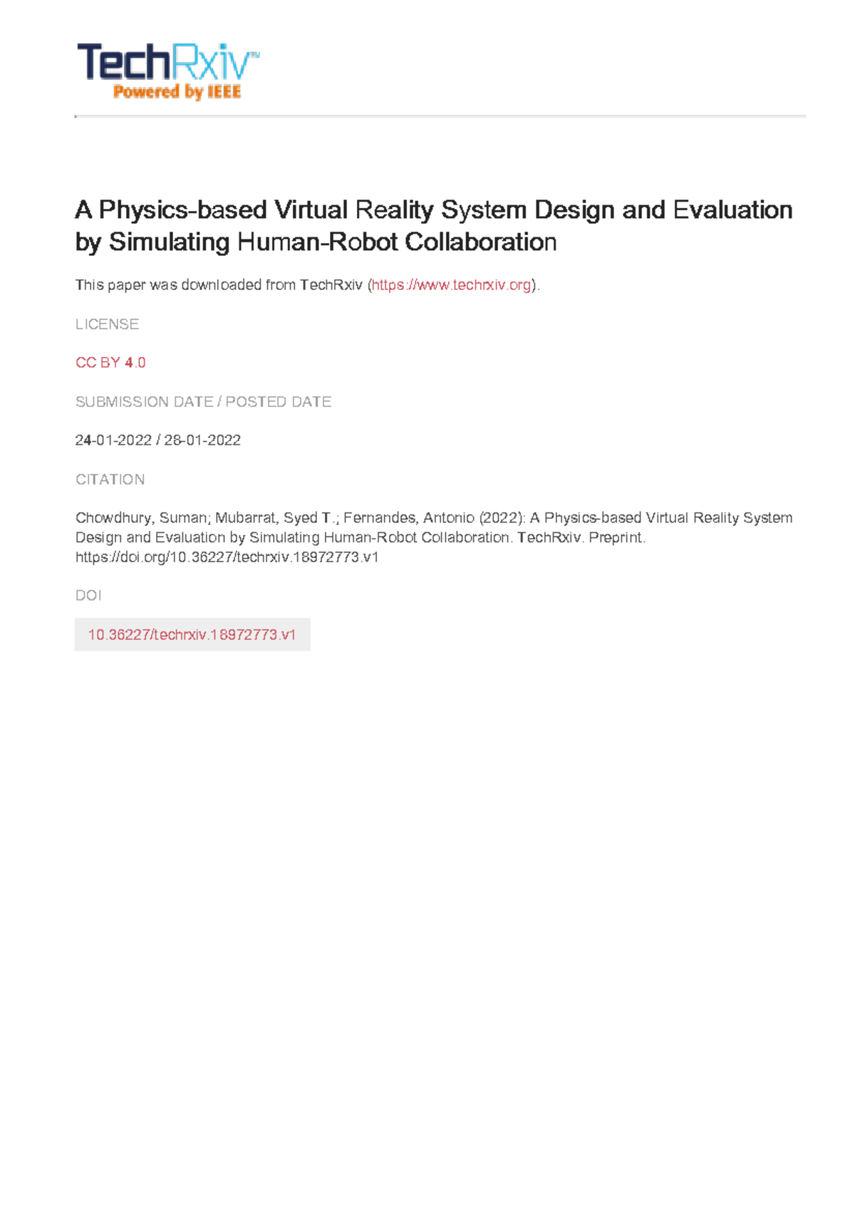 A Physics based Virtual Reality System - A Physics-based Virtual Reality System Design and - Studocu