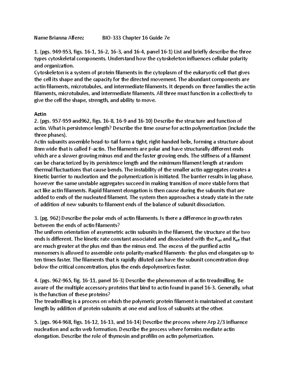 BIO-333 CH16 Guide 7e - practice - Name Brianna Alferez BIO-333 Chapter ...