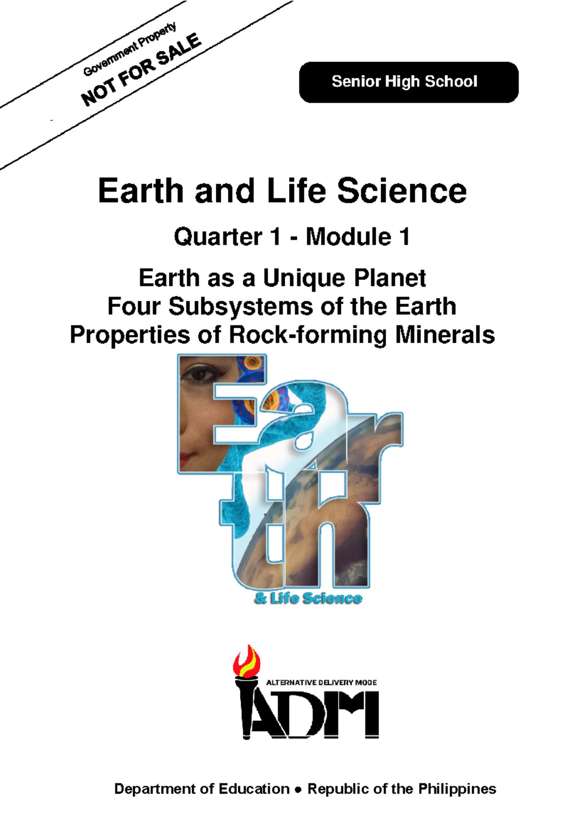 Earthand Life Sci 12 Q1 Mod1 Unique Planet Four Subsystems of the Earth ...