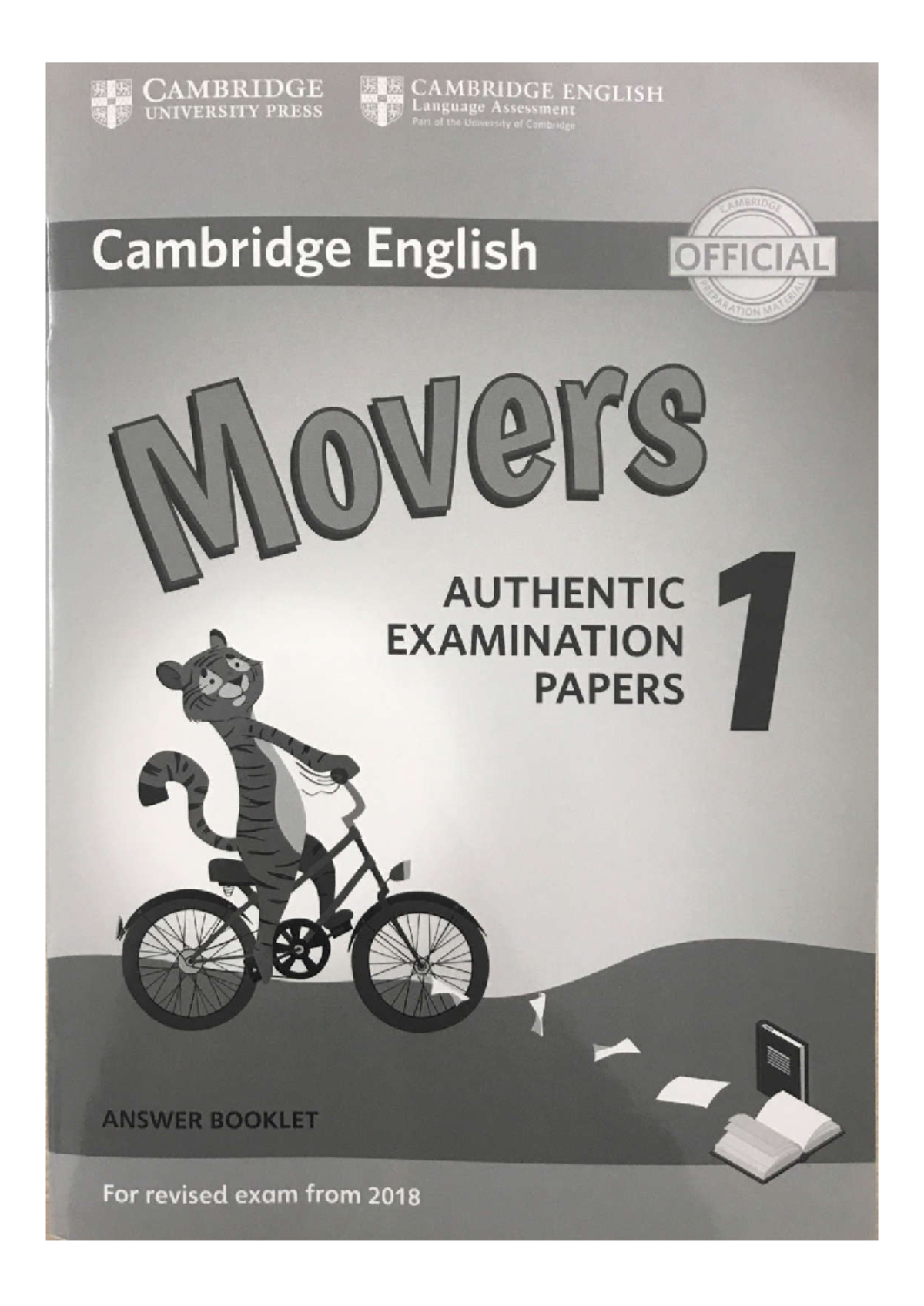 Movers 1 answer booklet - Tiếng Trung - Studocu