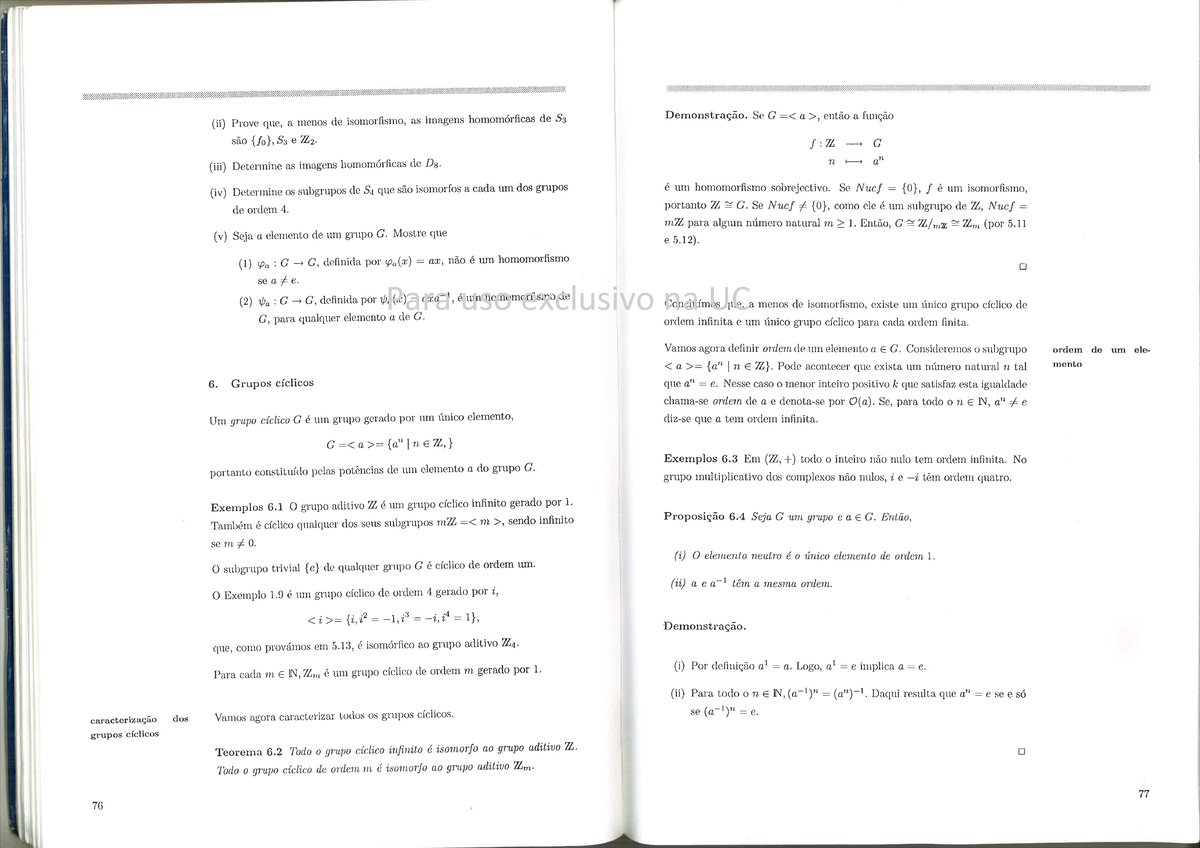 Recurso Bibliografico 4 - Elementos de Álgebra - Studocu