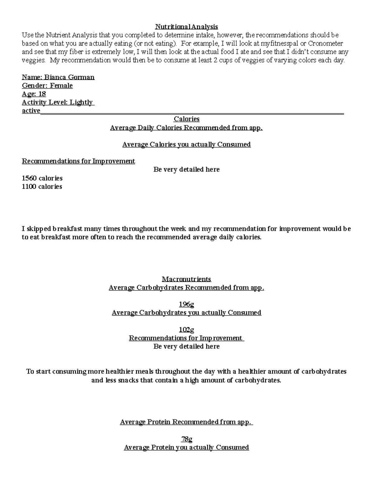 Nutrition Analysis 1 2 Nutritional Analysis Use The Nutrient nutrition-analysis-1-2-nutritional-analysis-use-the-nutrient