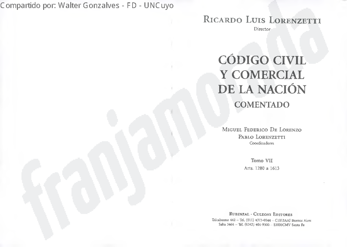Codigo- Civil- Comentado- Lorenzetti-TOMO-VII - Contratos bancarios y ...