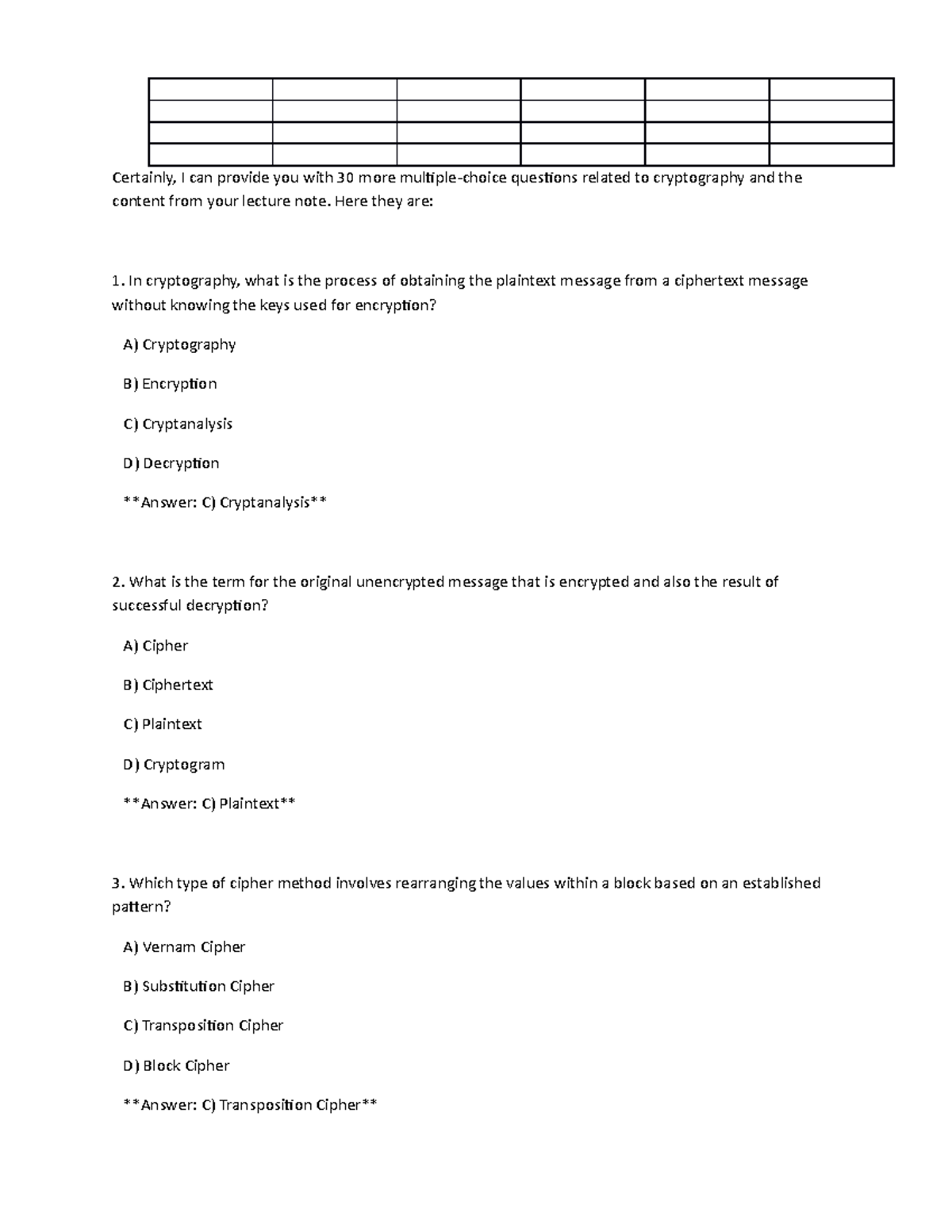 Obj - quizzz - Certainly, I can provide you with 30 more multiple ...