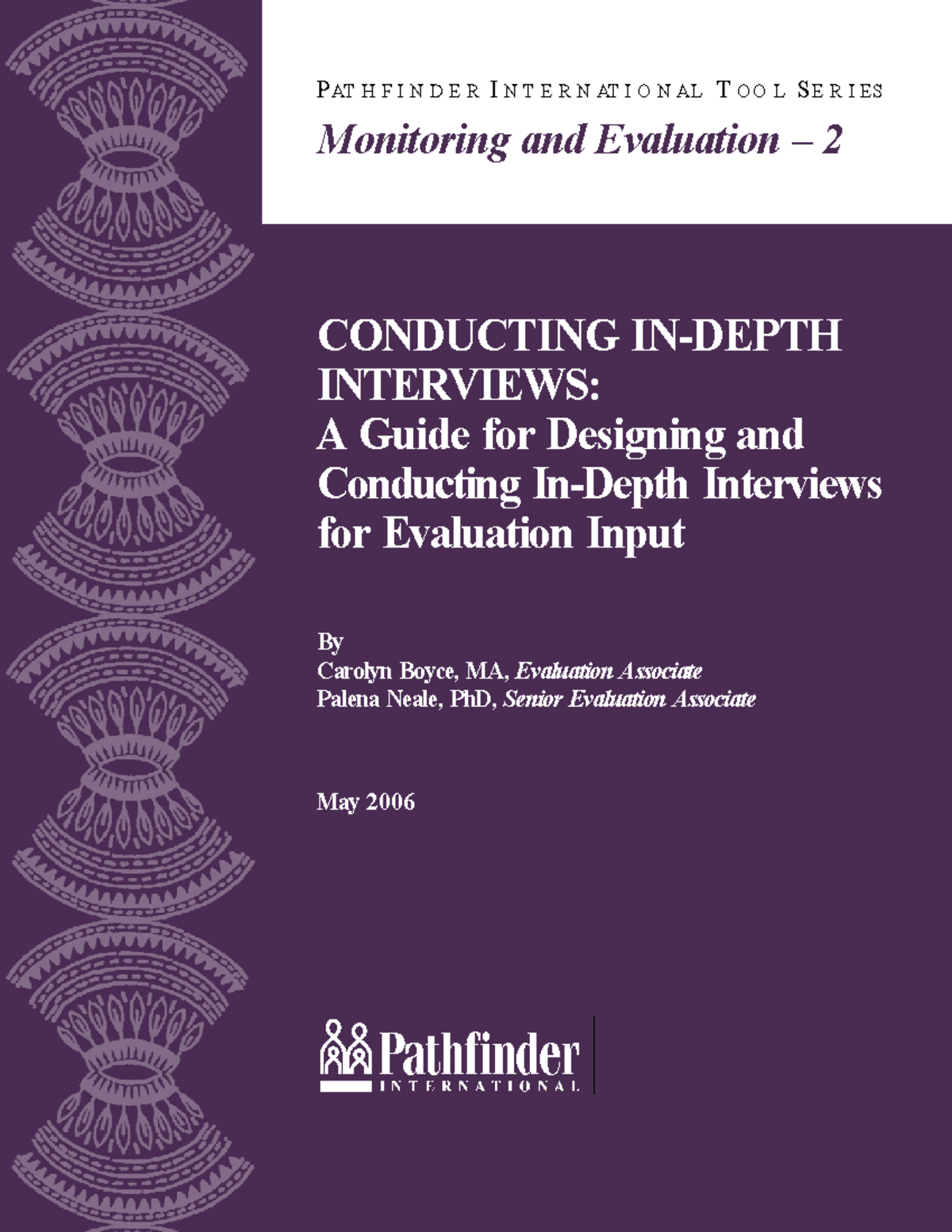 Contoh conducting interview in depth interview - PAT H F I N D E R I N ...