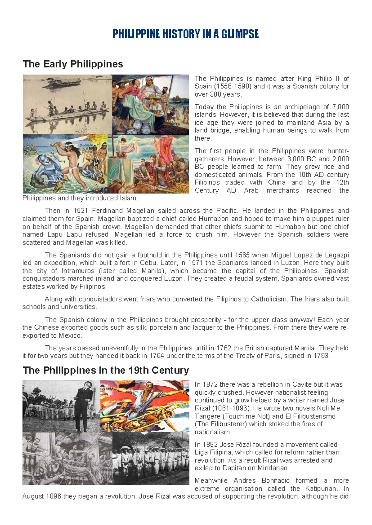 WEEK 1 Meaning AND Relevance OF History - PHILIPPINE HISTORY IN A ...