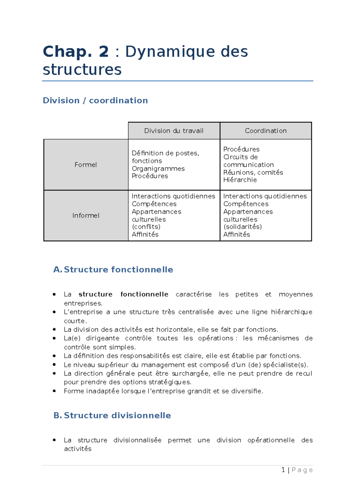 M1 - Chapitre 2 - Dynamique des structures - Chap. 2 : Dynamique des ...