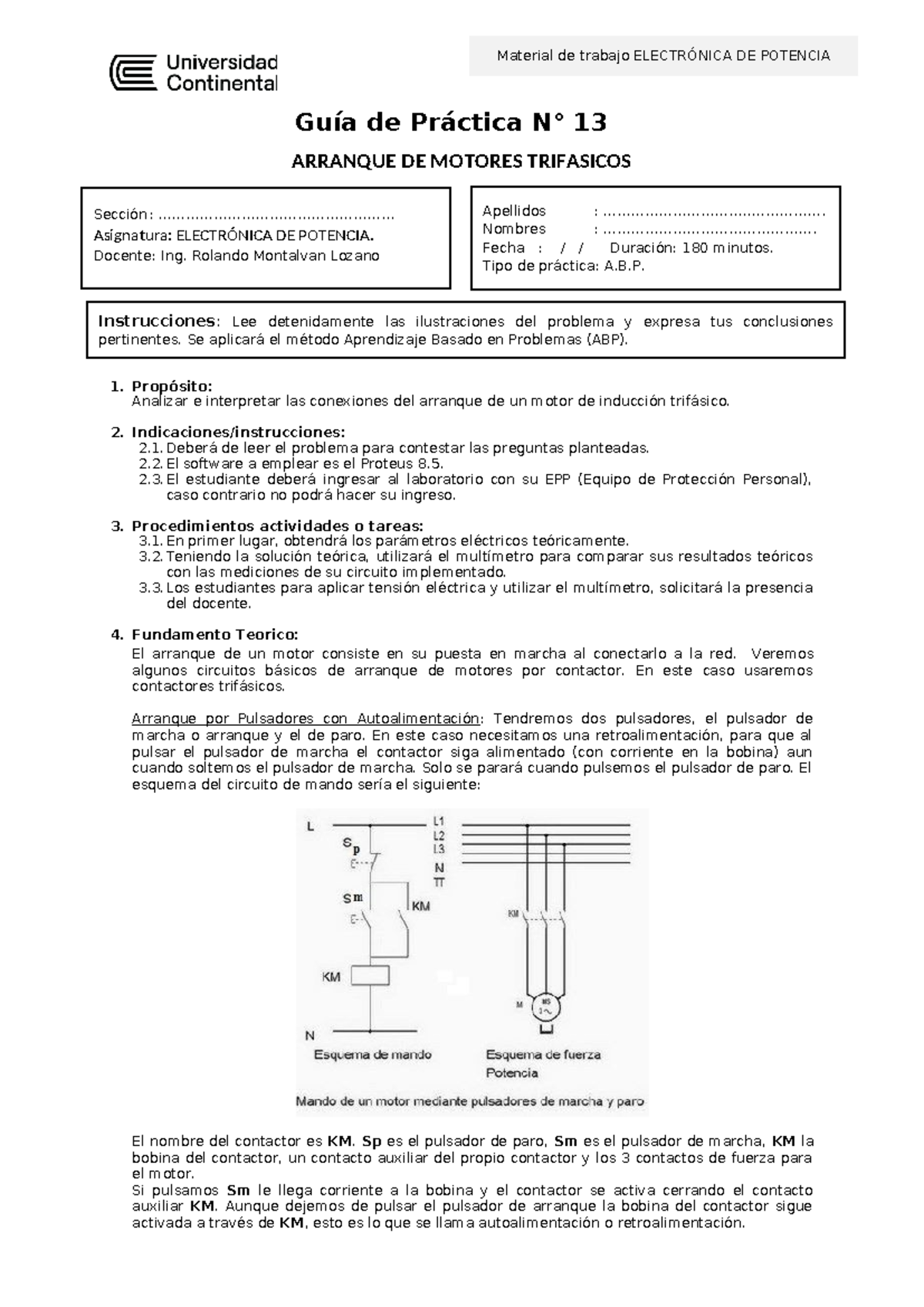 Práctica 12 Practica Material De Trabajo ElectrÓnica De Potencia
