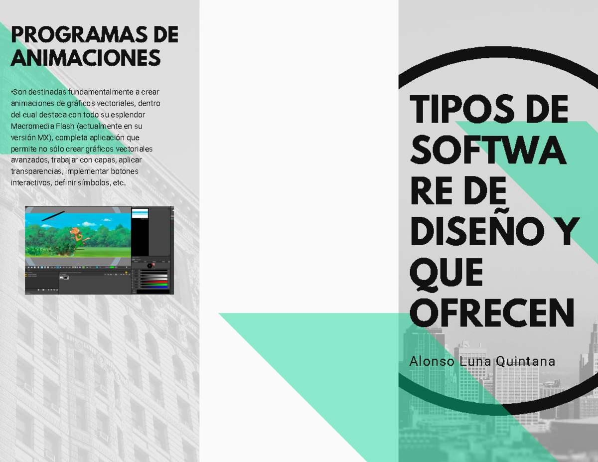 Tipos DE Software DE Diseño Y QUE Ofrecen - TIPOS DE SOFTWA RE DE ...