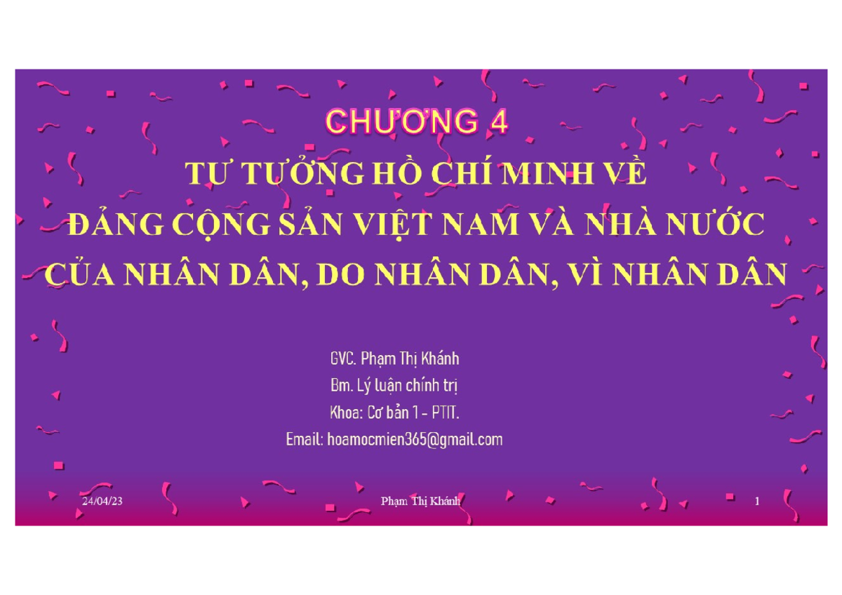 Chương 4 - dadadadad - Lịch Sử Đảng Cộng Sản Việt Nam - Studocu