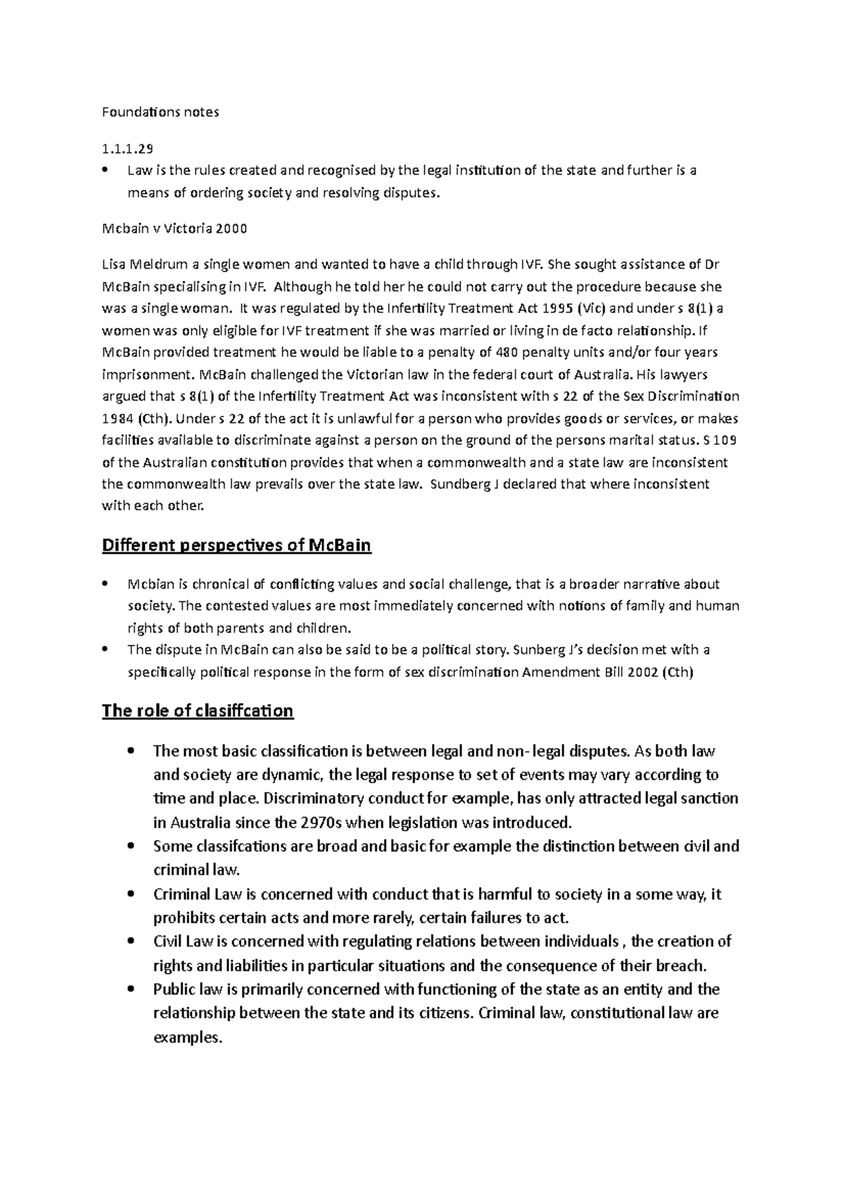 foundations-notes-1-law-is-the-rules-created-and-recognised-by-the