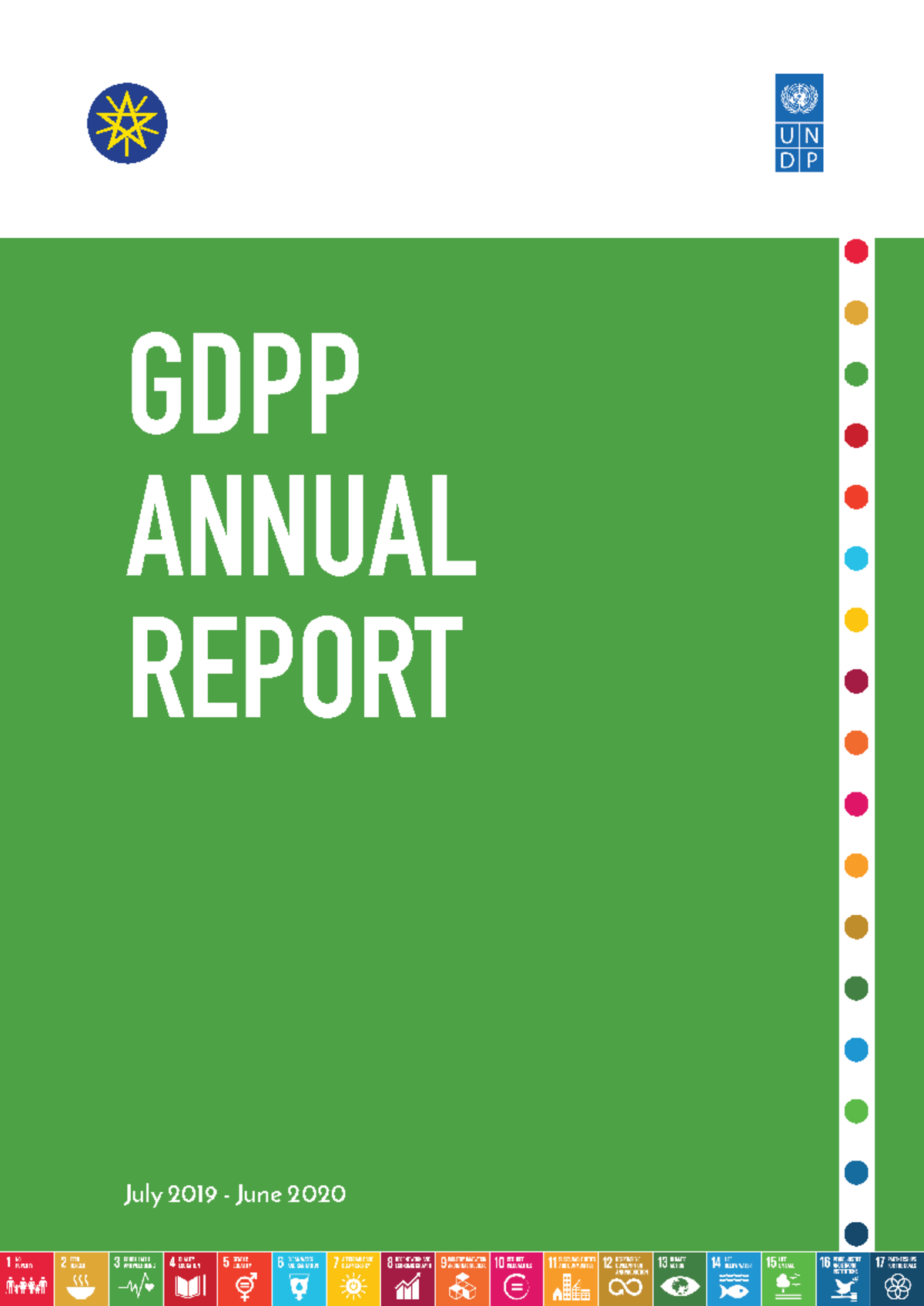 UNDP-GDPP Annual Report 2019 2020 - July 2019 - June 2020 GDPP ANNUAL ...