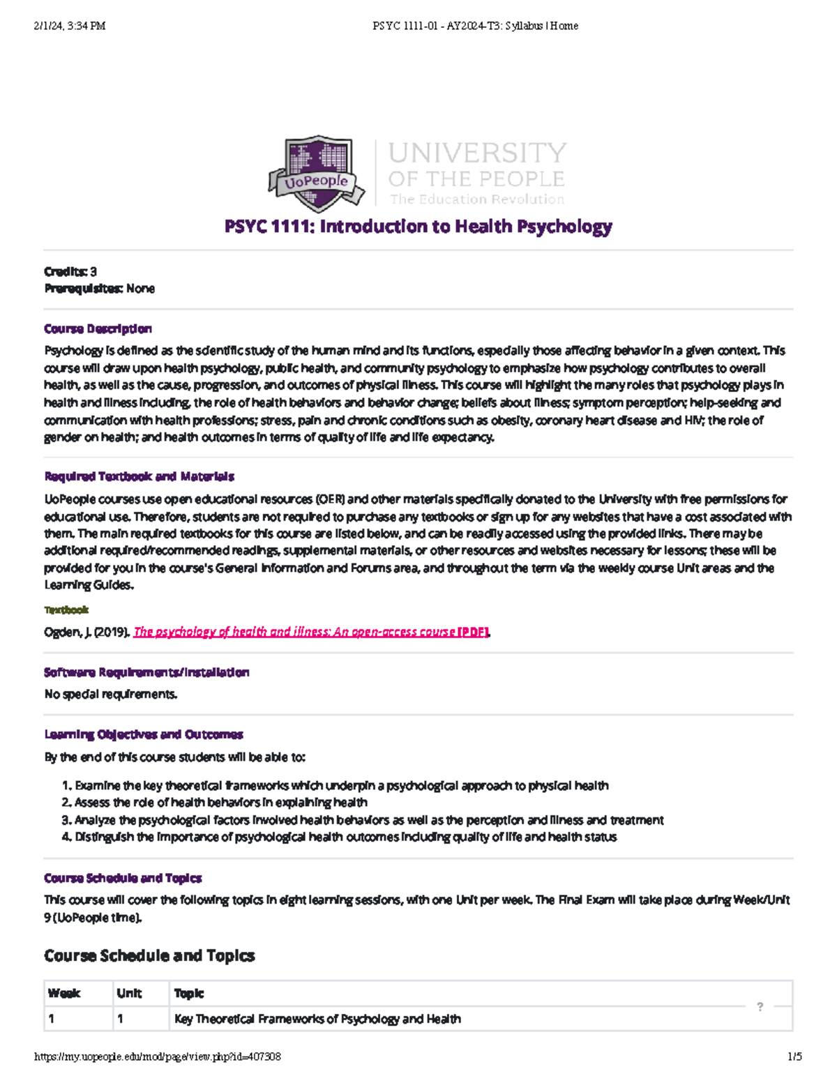 PSYC 1111-01 - AY2024-T3 Syllabus Home - PSYC 1111: Introduction to ...