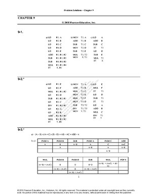 Chapter 01 solutions-5th - 1 CHAPTER 1 © 201 6 Pearson Education, Inc ...