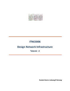 Lab 6 - Lab work - BN202 Internetworking Technologies Laboratory 6: Router settings Submission ...