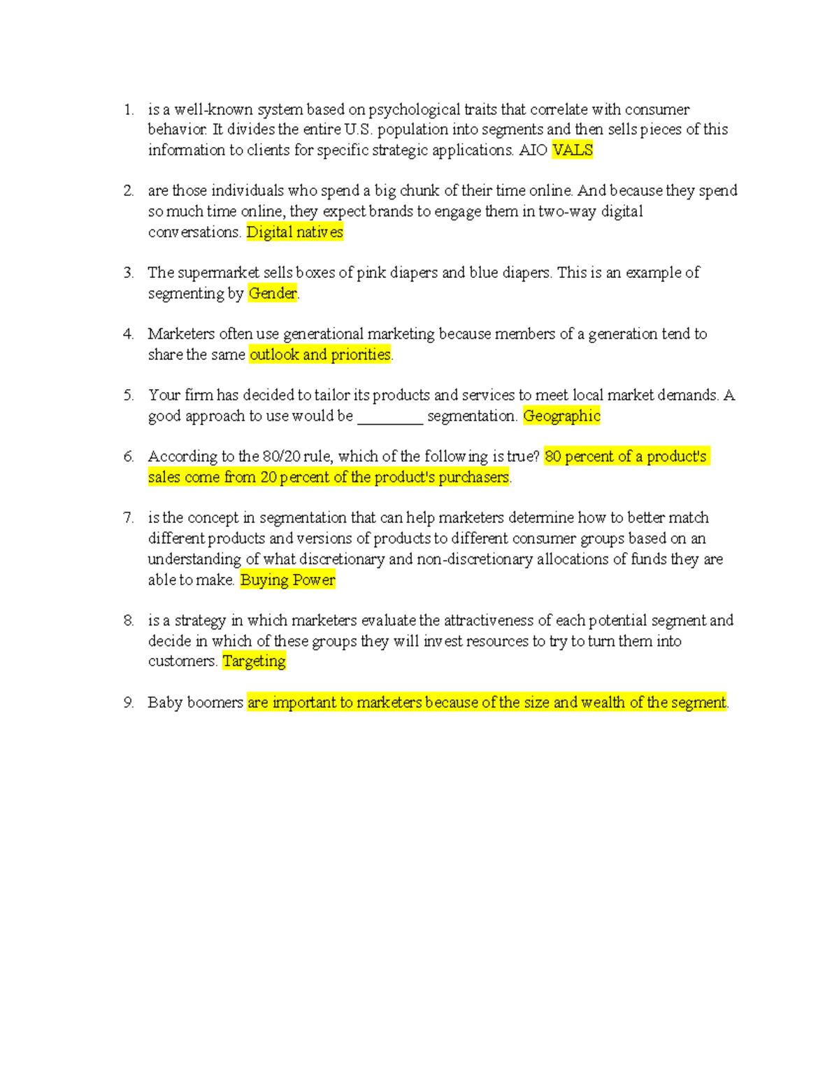 Chapter 7 MKT Study Guide - is a well-known system based on ...