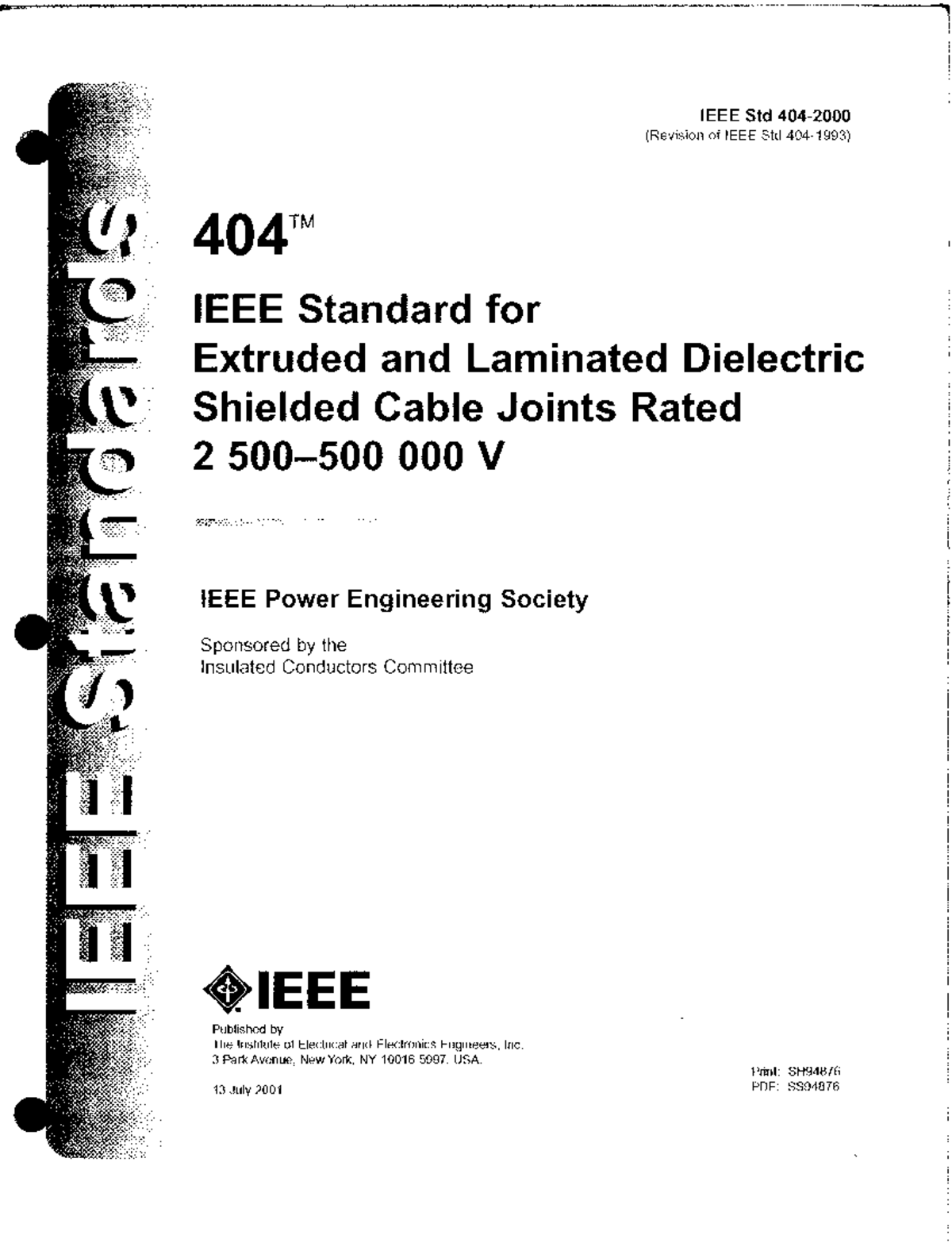 IEEE404 00 - notas - ingeniería eléctrica - Studocu