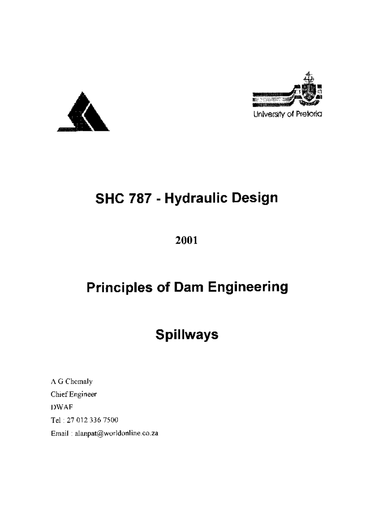 Unit6 Spillways - Study material for the design of spill ways - HDR41AI ...