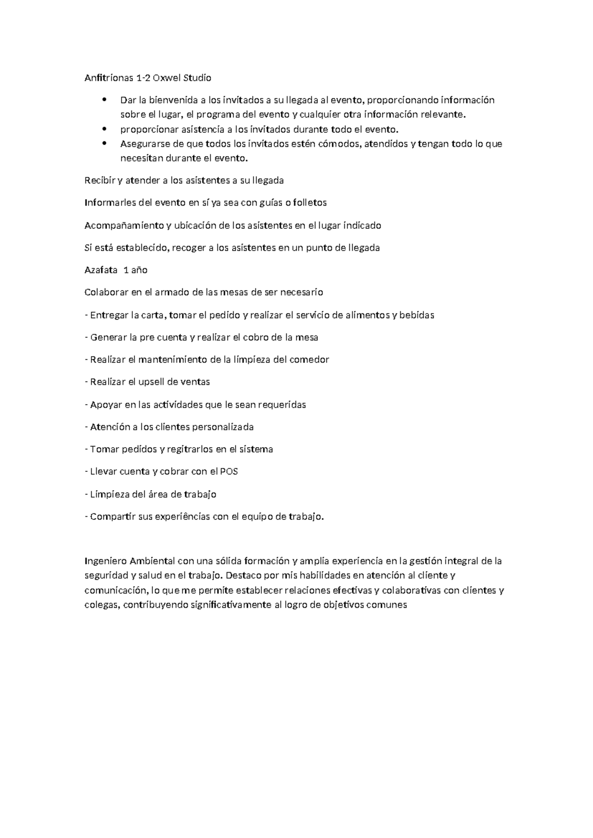 Anfitrionas 1 - Anfitriona - Anfitrionas 1-2 Oxwel Studio Dar la ...