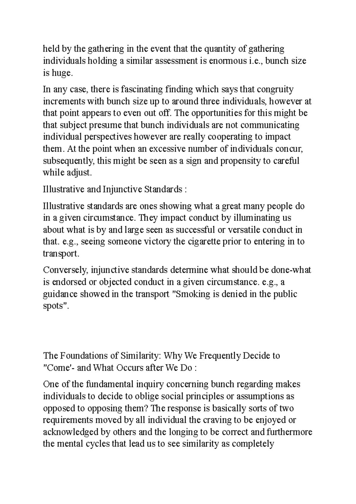 Conformity Group Influence In Action 2 Held By The Gathering In The