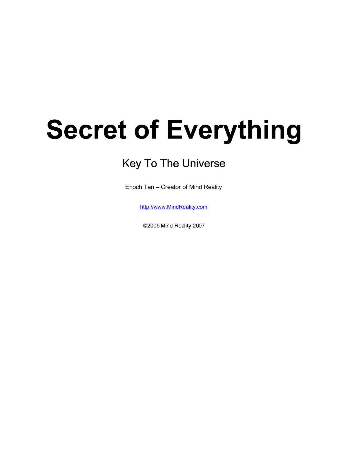 Kupdf - SSeeccrreett ooff EEvveerryytthhiinngg Key To The Universe Key ...